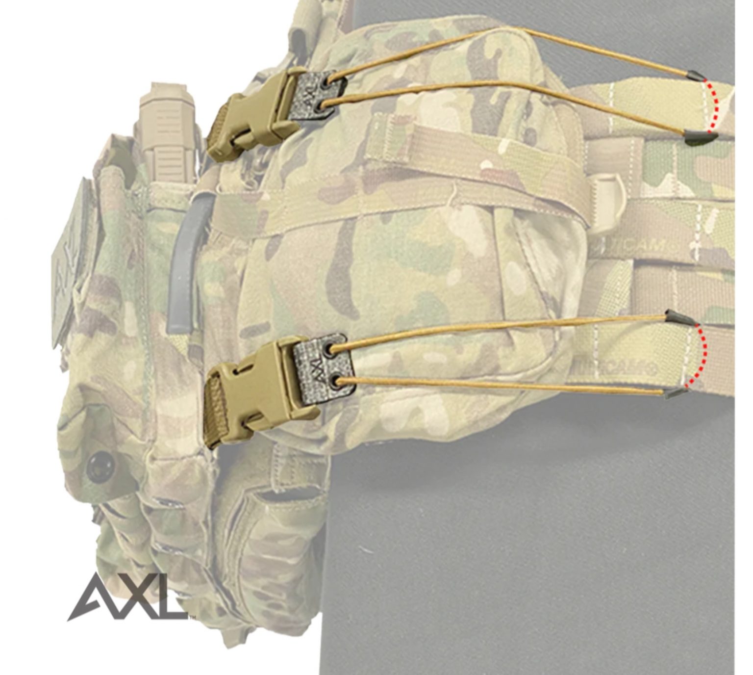 AXL Chest Rig Retention Kit - Get Tactical Supply
